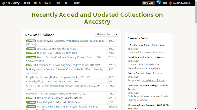 Genea-Musings: Added or Updated Ancestry.com Collections - Week of 4 to ...
