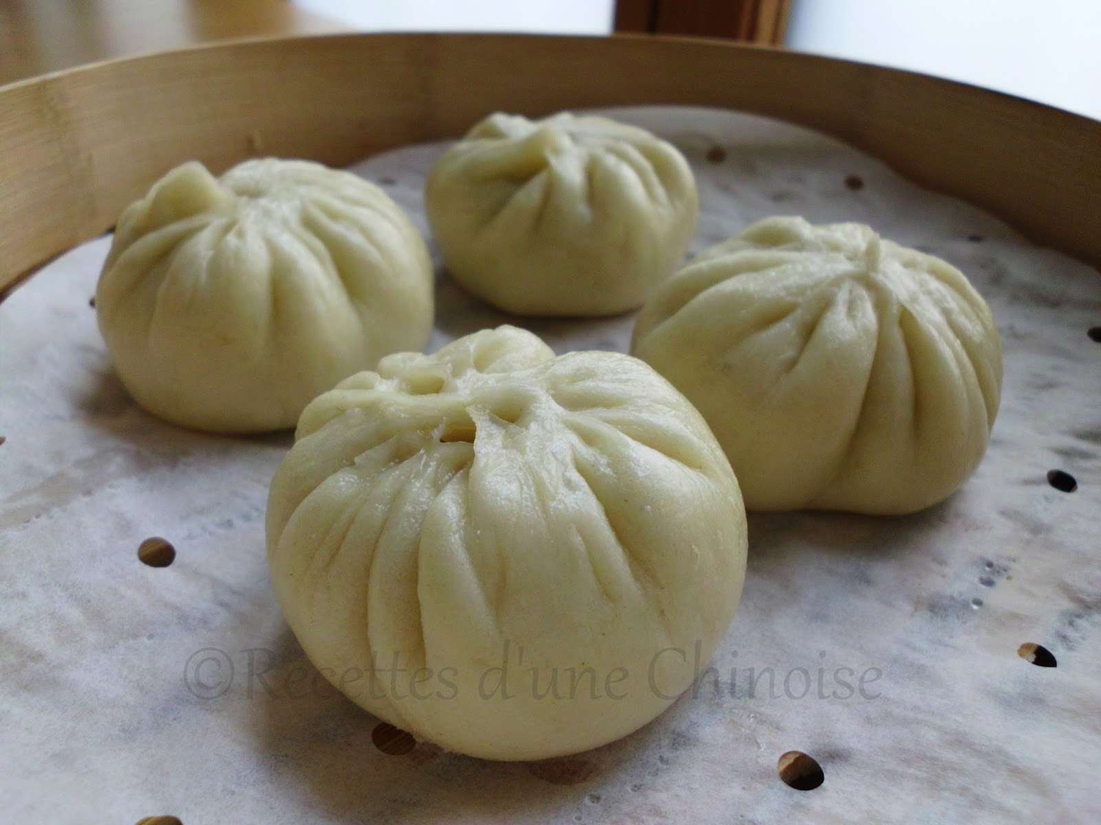 Recettes d'une Chinoise: Bao (brioche vapeur) au porc et à la citronnelle