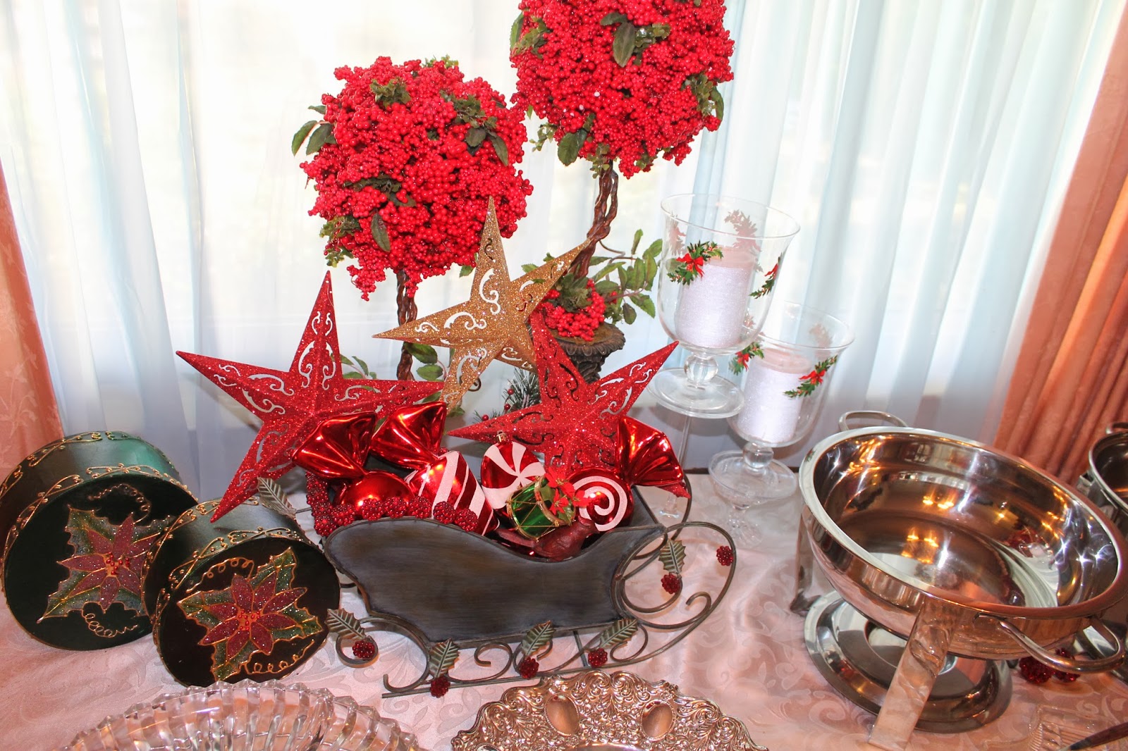 Christmas Buffet Tablescape ~ The Art of Events