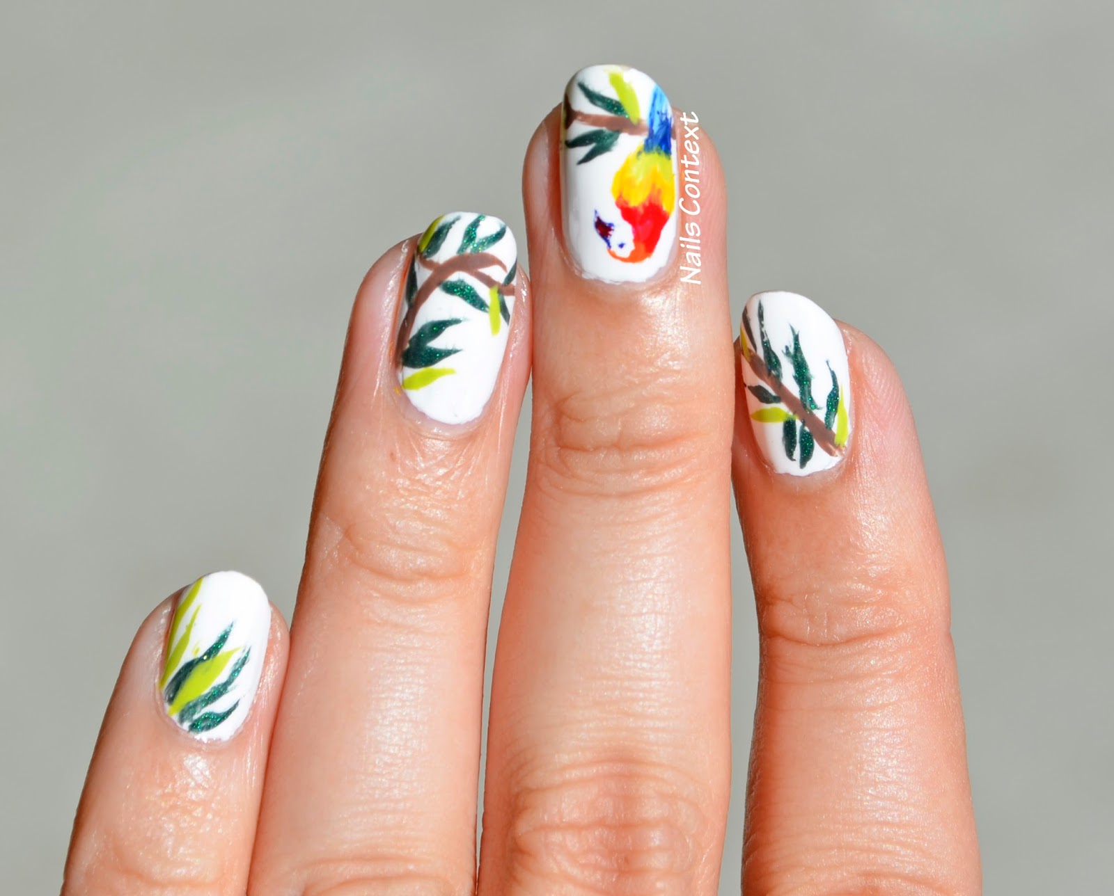 Nails Context: Pretty Parrot