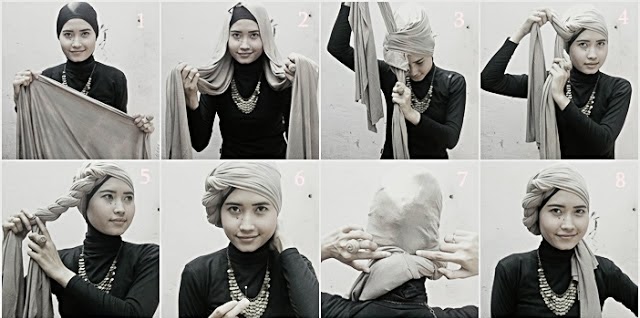 Tutorial Jilbab Turban Style | Tutorial Hijab