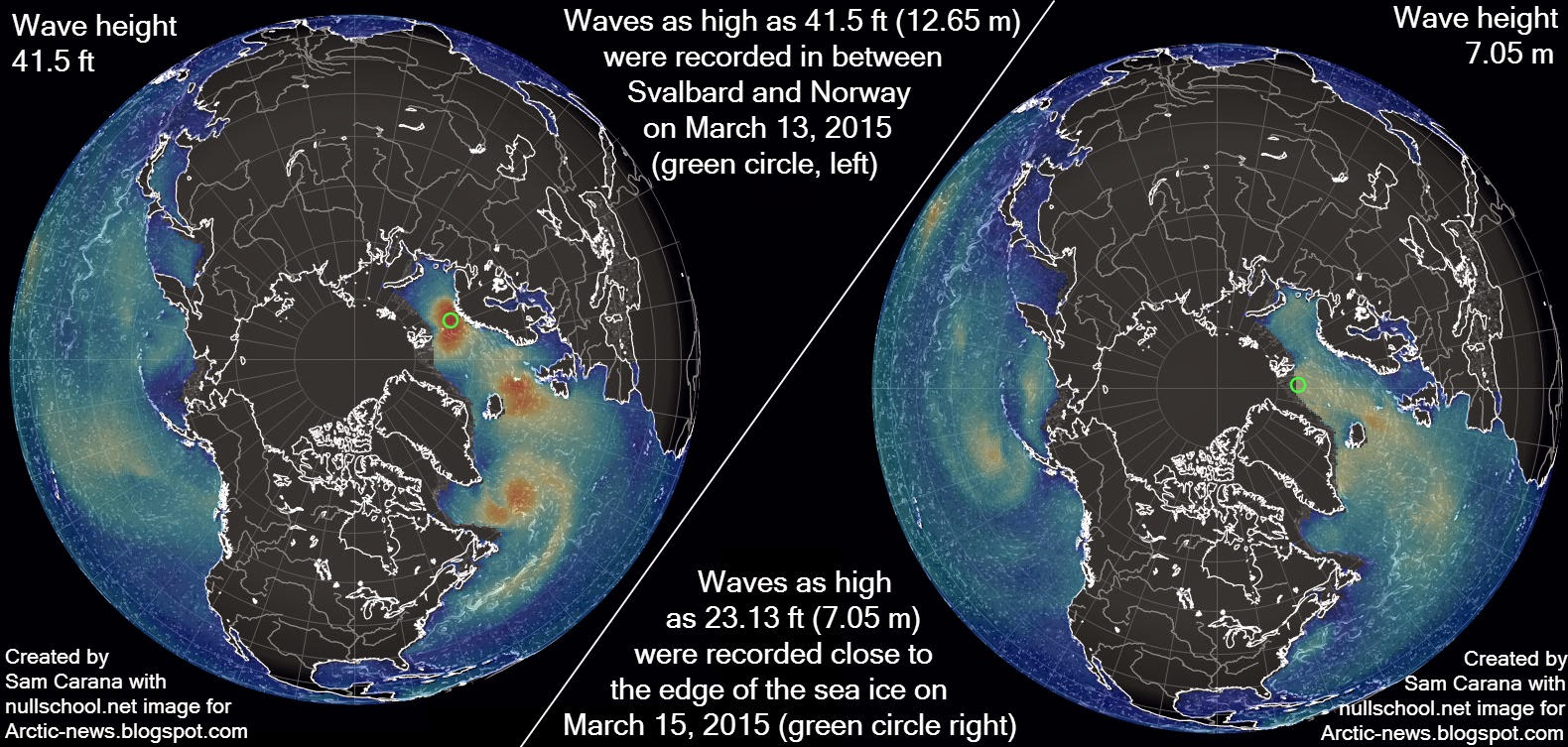 Global Earth: Strong Winds And Waves Batter Arctic Sea Ice