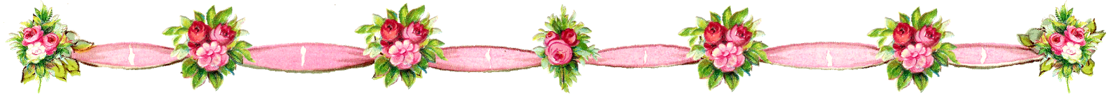 The Graphics Monarch: Free Printable DIY Rose Ribbon Digital Border ...