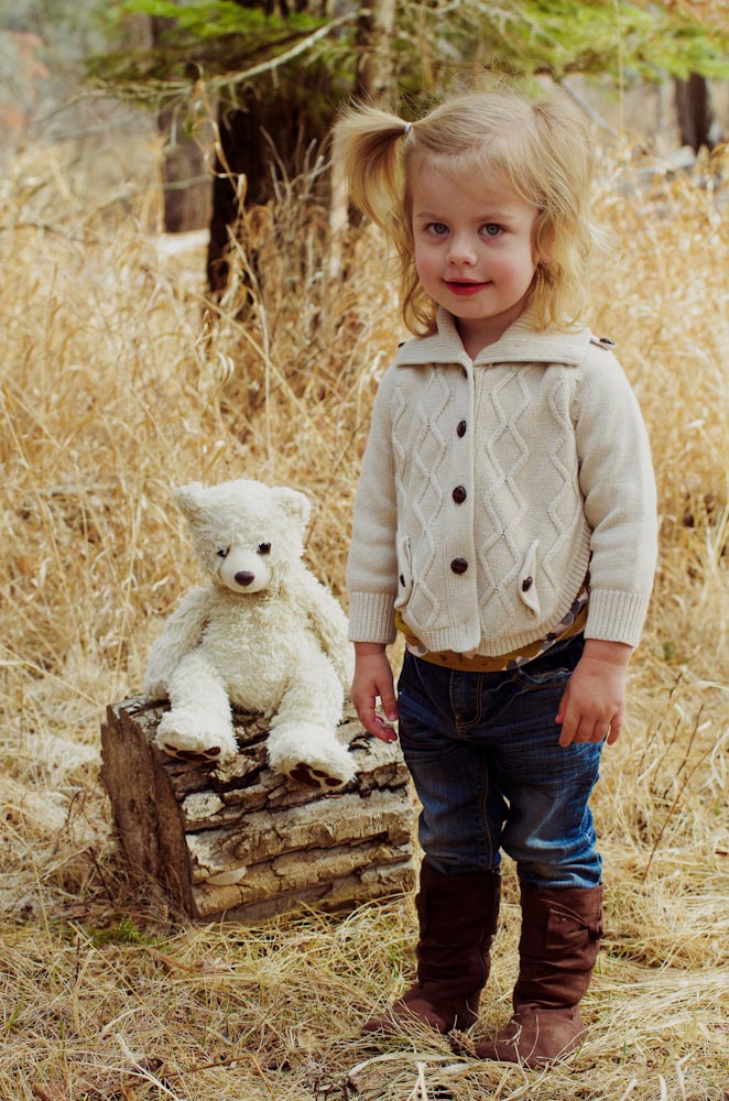 A Girl and Her Bear...