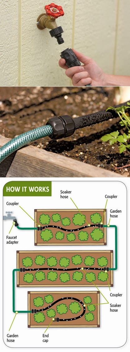 Easy garden watering