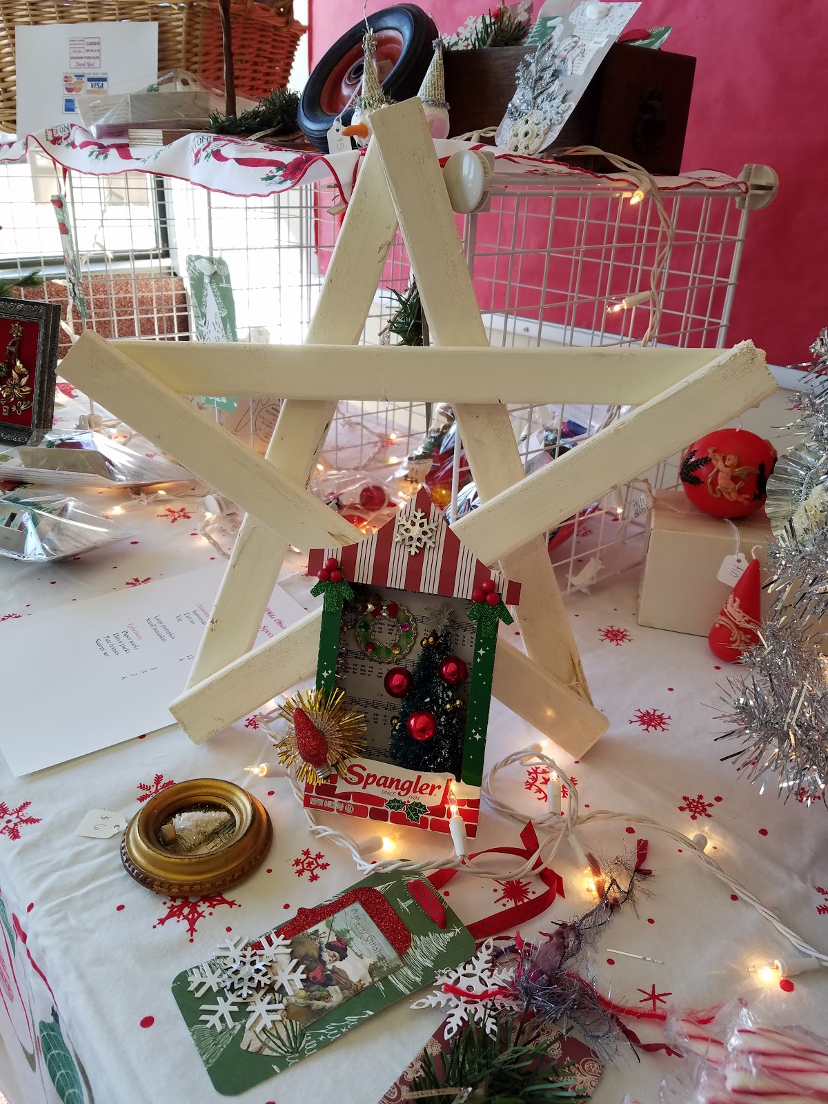 My Christmas craft booth