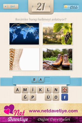 Resimli Kelime Bulmaca Cevapları: 3 Harfli Cevaplar