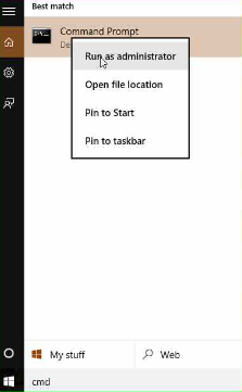 Windows 10: How to open an elevated command prompt