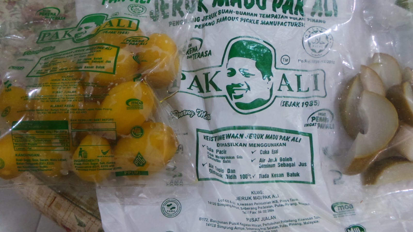 cikgu azhar: JERUK MADU PAK ALI KINI DI IPOH (WITHOUT SACCHARIN OR ...