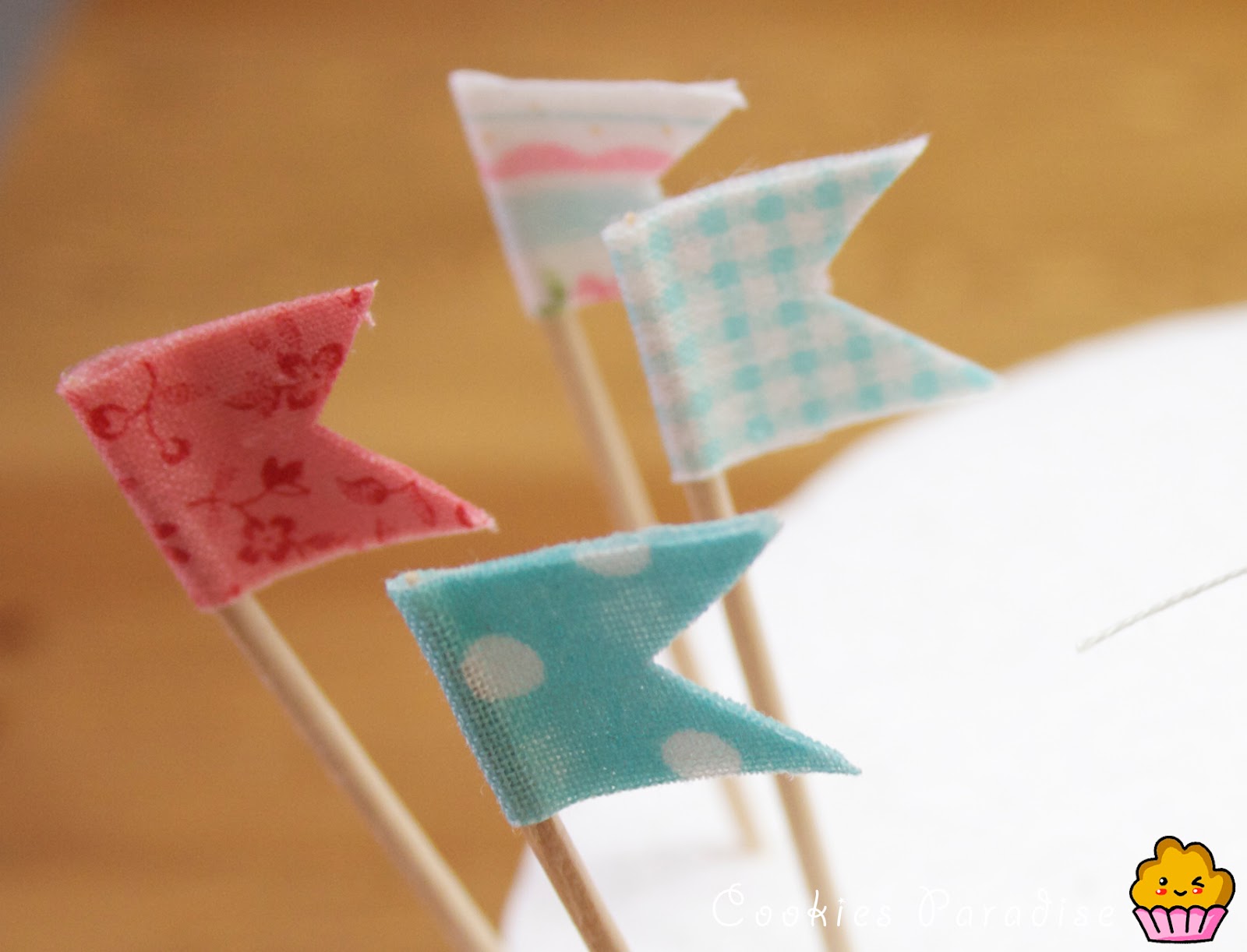 Banderitas para decorar Cupcakes, Tartas y Tutorial ...