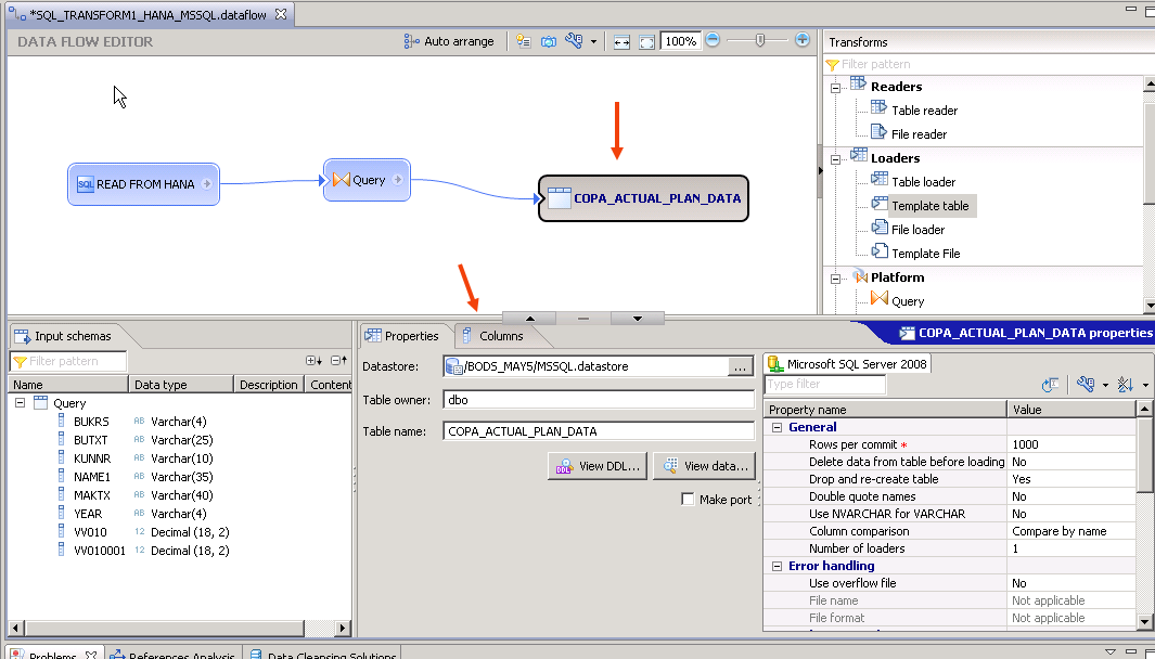 SAP TECH: Implementing SQL Transform