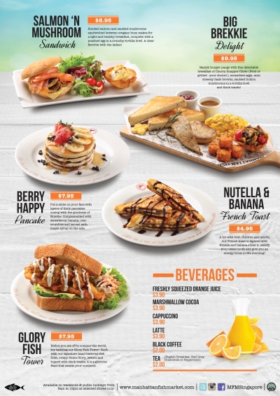 The Fish Manhattan Market's All-New Breakfast Menu