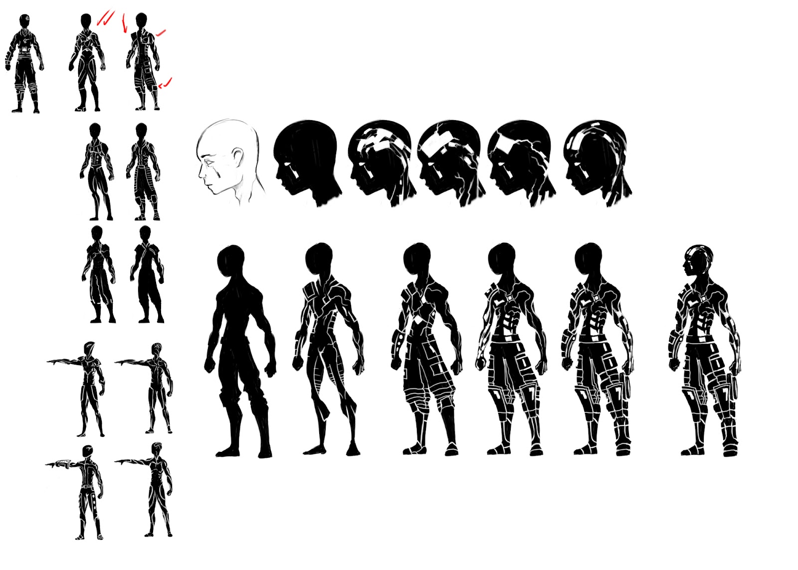 Kevin Ridgway: Project STOP IT mood board and silhouette