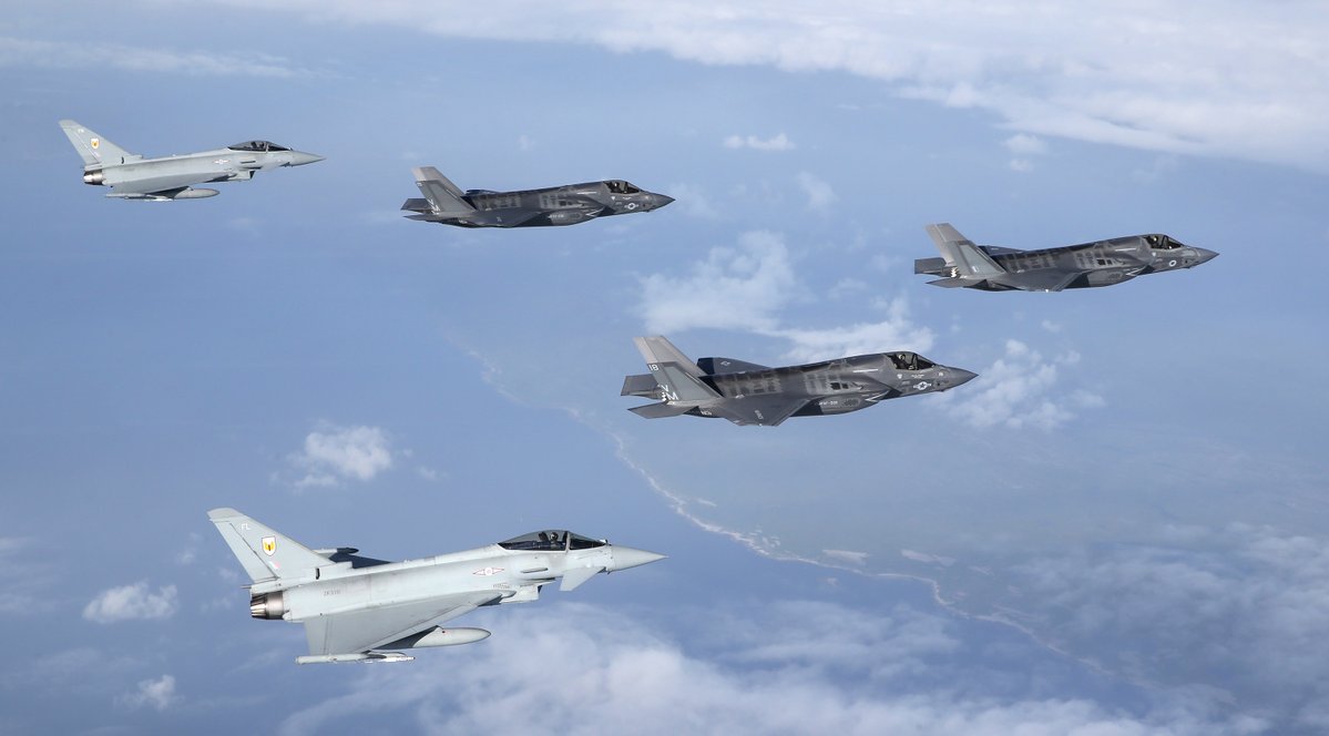 Historia y tecnología militar: Los primeros F-35 aterrizan en el Reino ...