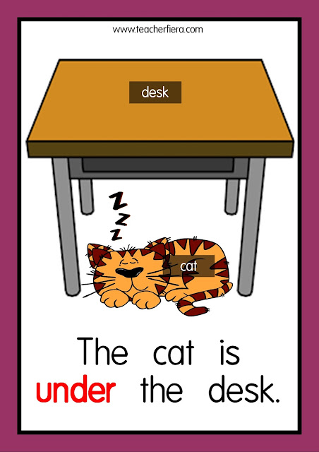 teacherfiera.com: PREPOSITIONS (IN, ON, UNDER)