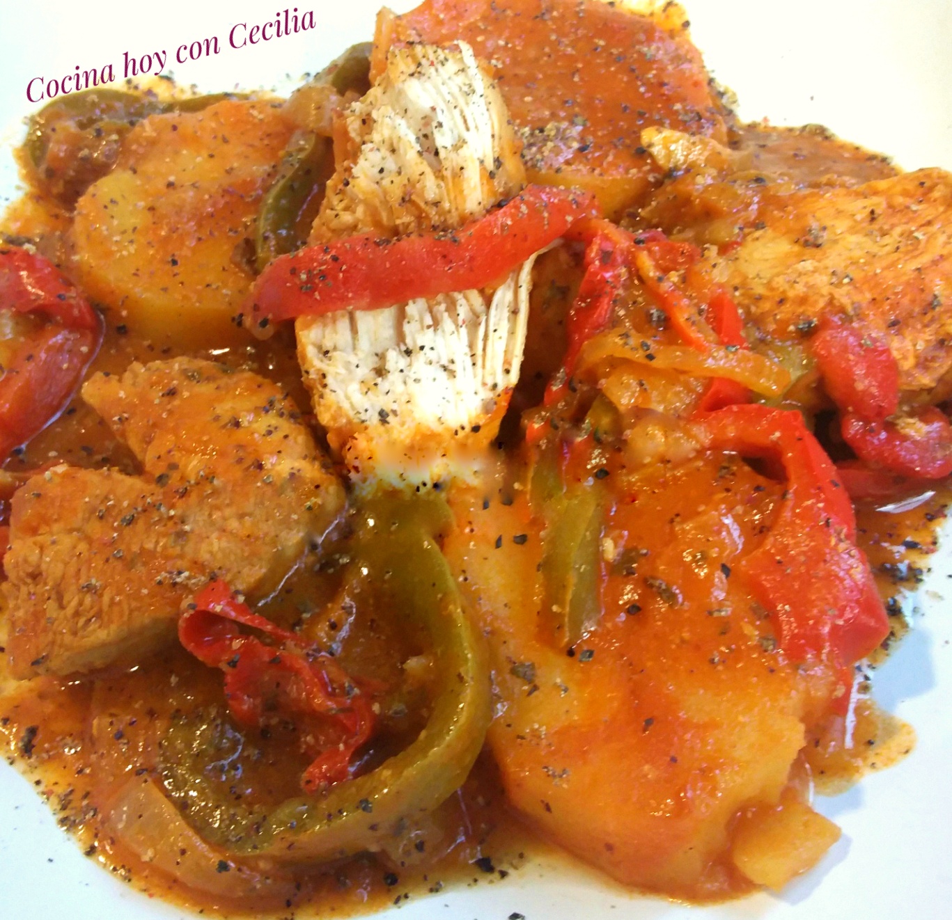 Recetas fáciles "Cocina hoy con Cecilia": Pechugas de pollo guisadas ...