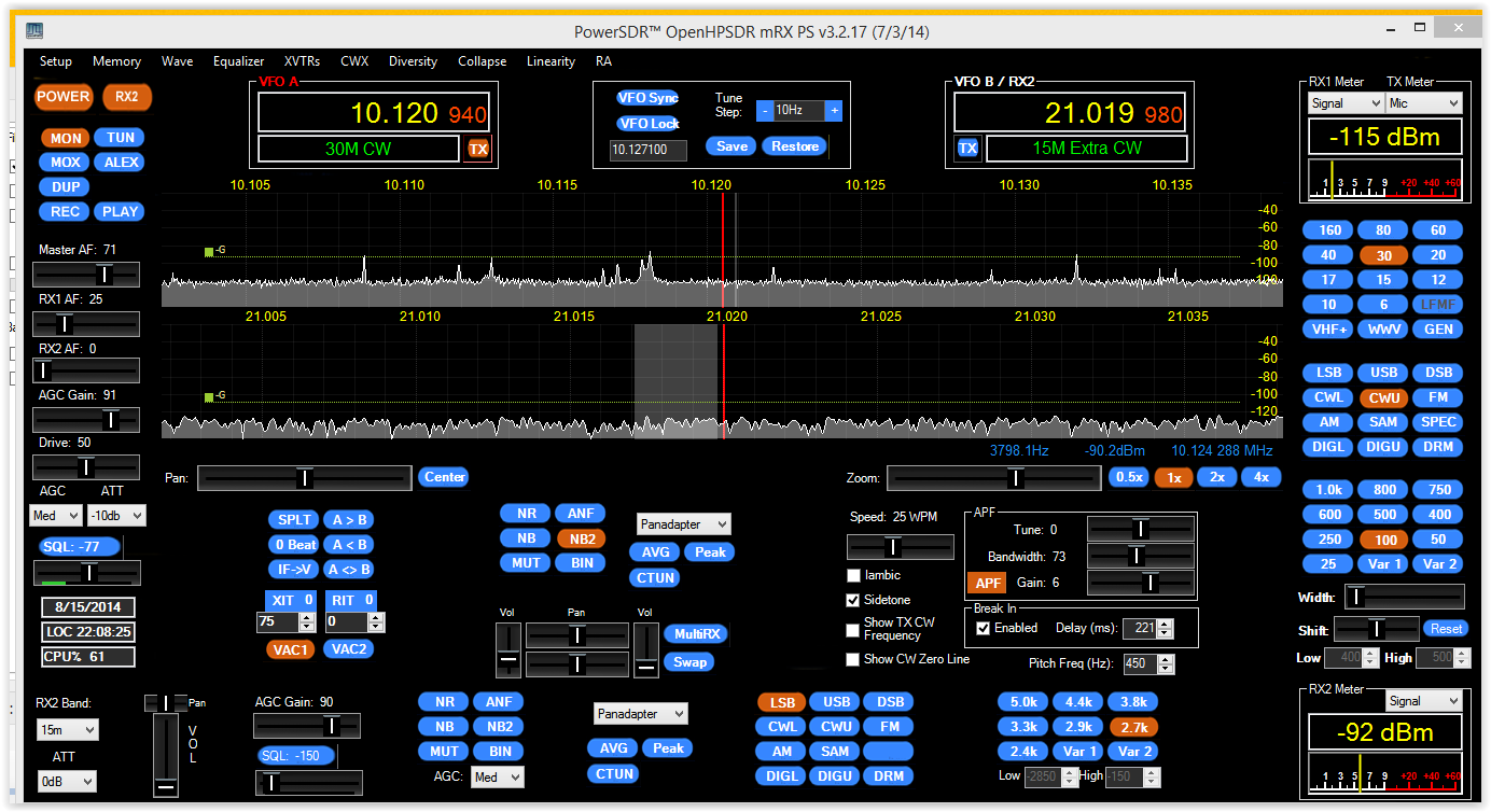 Software Defined Ham Radio: Anan 100D