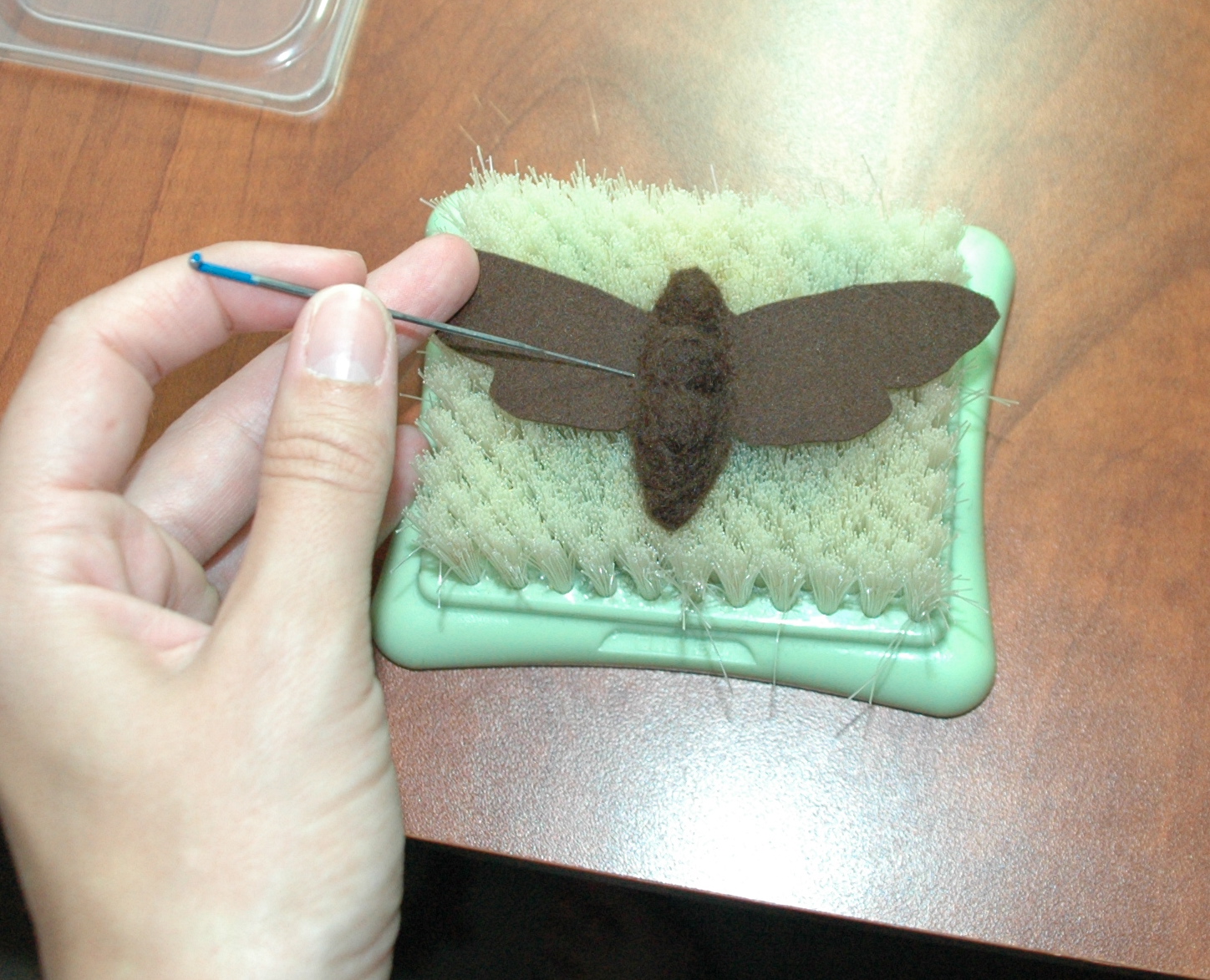 Pammy Dawn Designs How To Needle Felt A Moth