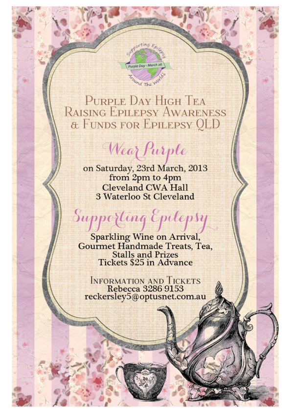 Bec I am.: Purple Day High Tea