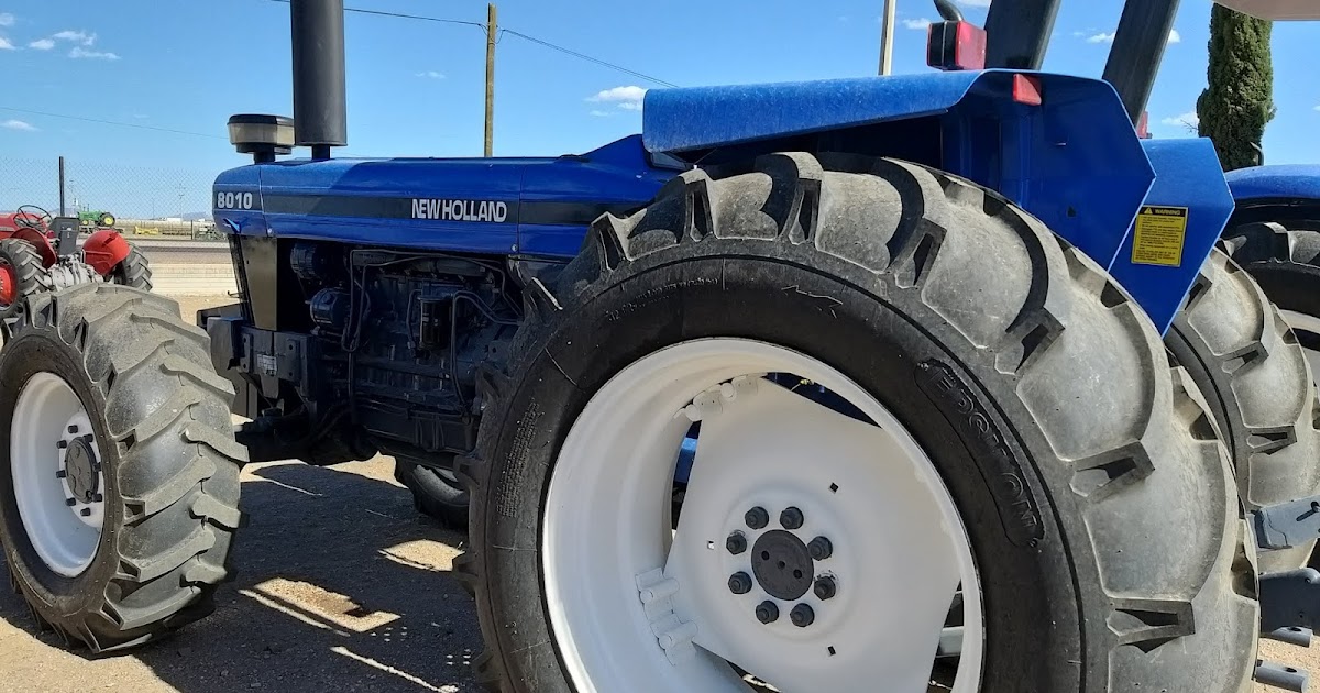 MAQUINARIA AGRICOLA INDUSTRIAL: TRACTOR NEW HOLLAND 8010 4X4 $24,000 Dlls.