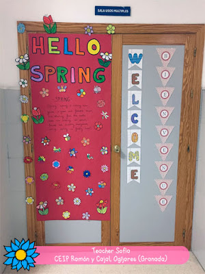 [BULLETIN BOARD] Recortables de la primavera - The Glitter Teacher