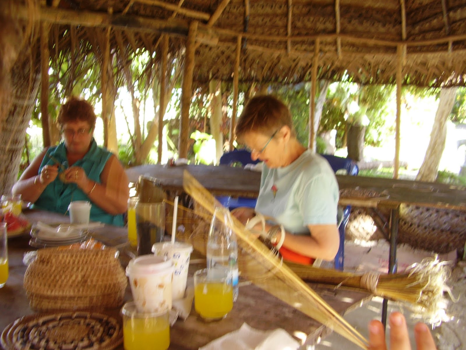 Two for Tonga: Langafonua--Weaving Classes