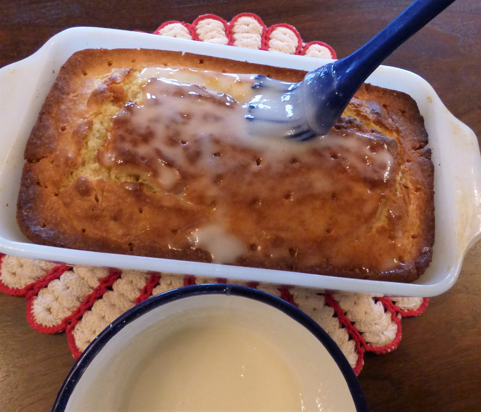 French Lemon Cake- tart and so moist!