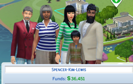 Neighbourhood Play: Spencer-Kim-Lewis - Introduction - The Sims 4
