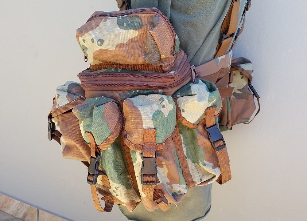 Webbingbabel: South African Intelligence Battle Vest SANDF S2000