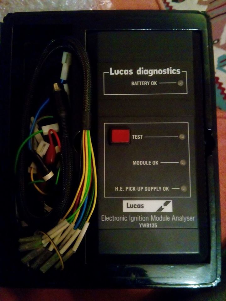 Lotus Excel Restoration: Lucas YXB135 ignition (igniter) module tester
