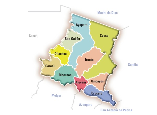 carabaya y sus encantos: DISTRITOS DE LA PROVINCIA DE CARABAYA