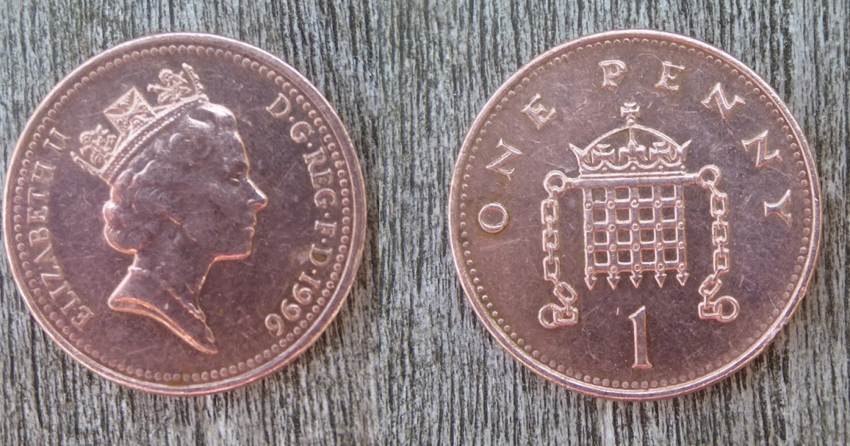 blog a bissl: One British Penny from 1996