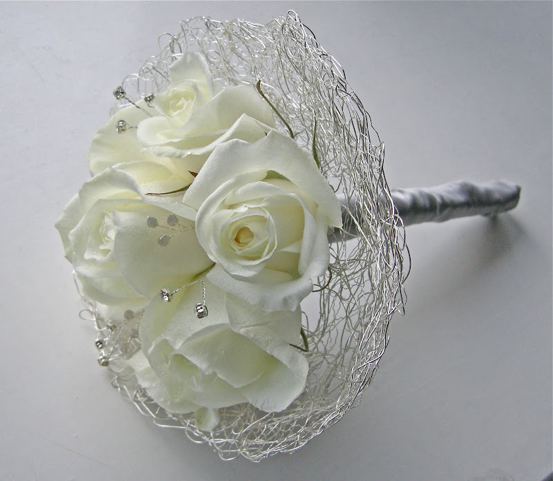 Wedding Flowers Blog: Lauren's White and Silver Wedding Flowers ...