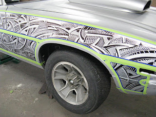 Pinstripe Chris: The Sharpie Pro Street Camaro Part 2