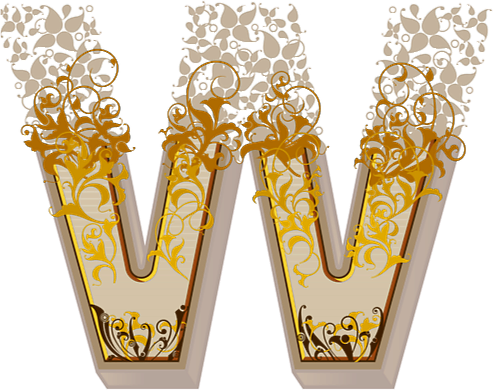 ® Imágenes y Gifs Animados ®: IMÁGENES DE LETRAS DORADAS PARA IMPRIMIR