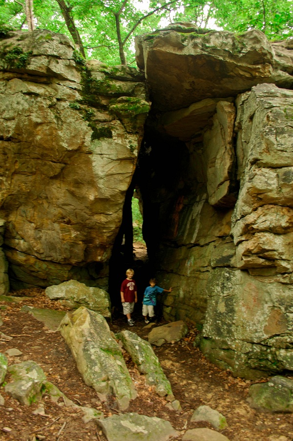 One State, Two Boys: Moss Rock Preserve - Hoover, Alabama - July 15, 2011