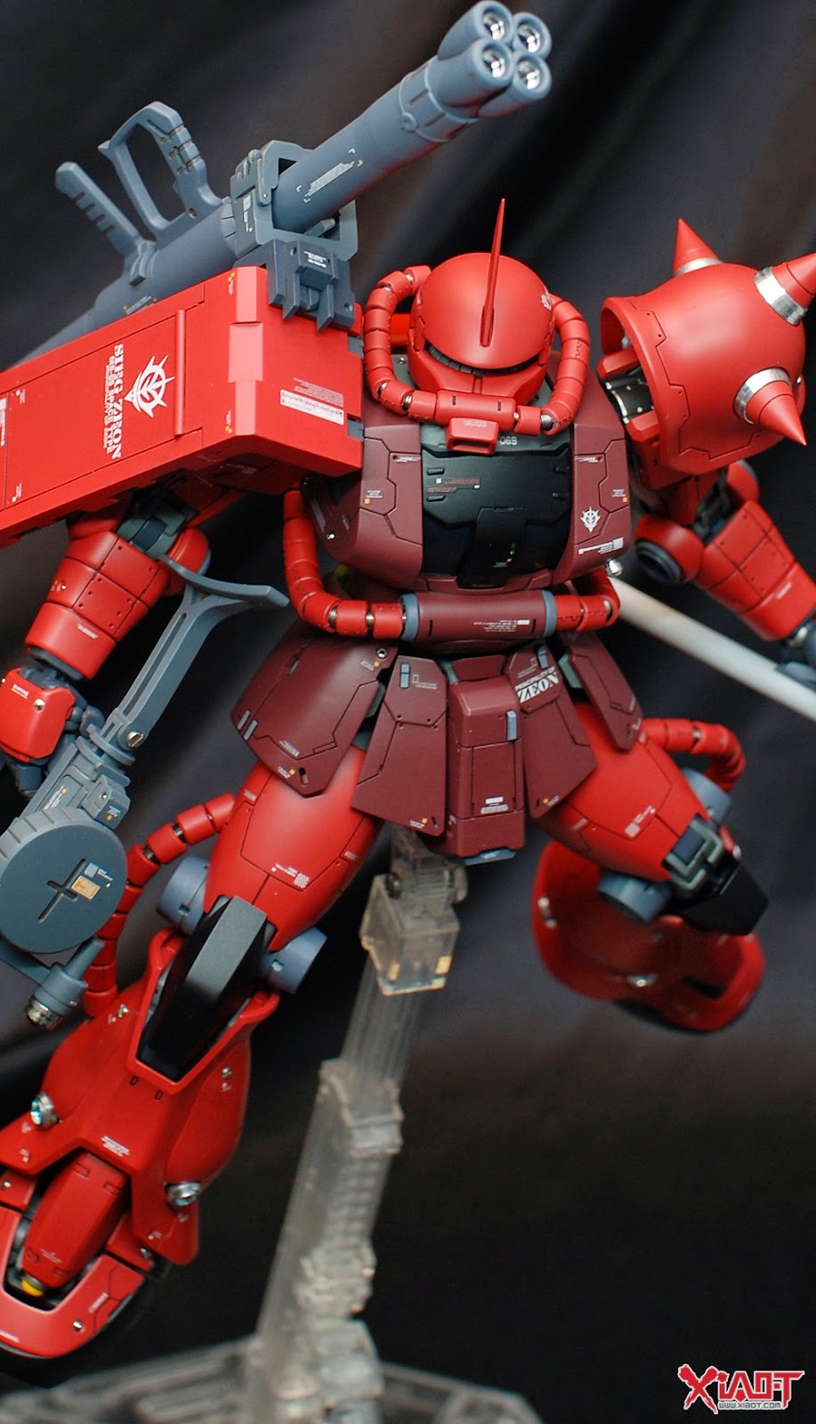 Custom Build: MG 1/100 Char's Zaku II "Detailed" 35th Anniversary ...