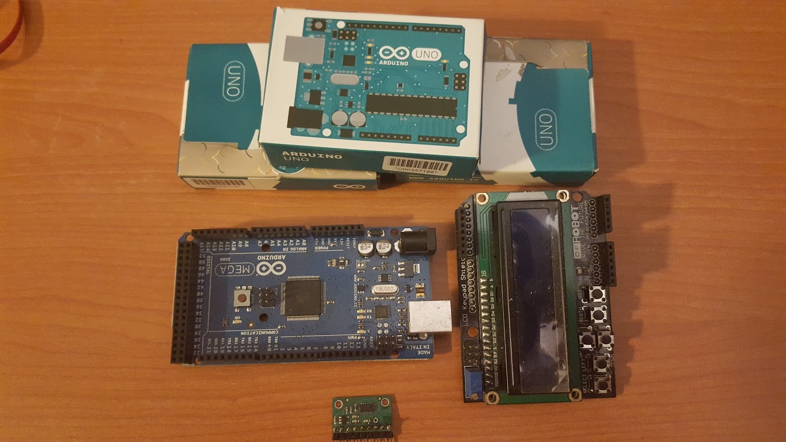 Material nuevo para proyecto de CNC con Arduino - MECCANO - ARDUINO