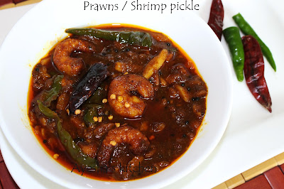 PICKLE RECIPES - PRAWNS / SHRIMP PICKLE