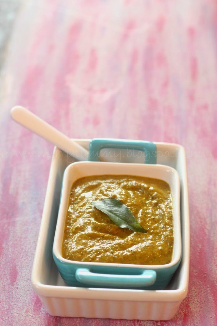 Merry Tummy: South Indian Capsicum Chutney