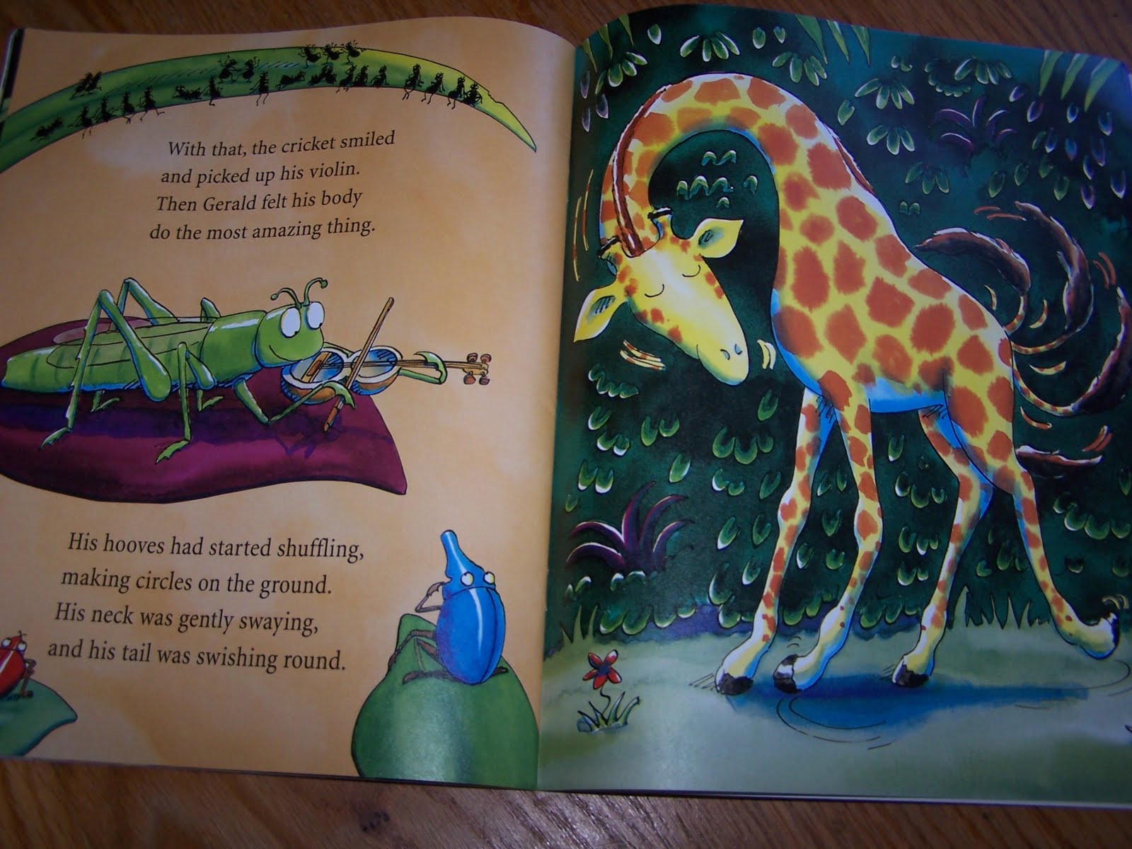 Reading with My Boys: Giraffes Can't Dance
