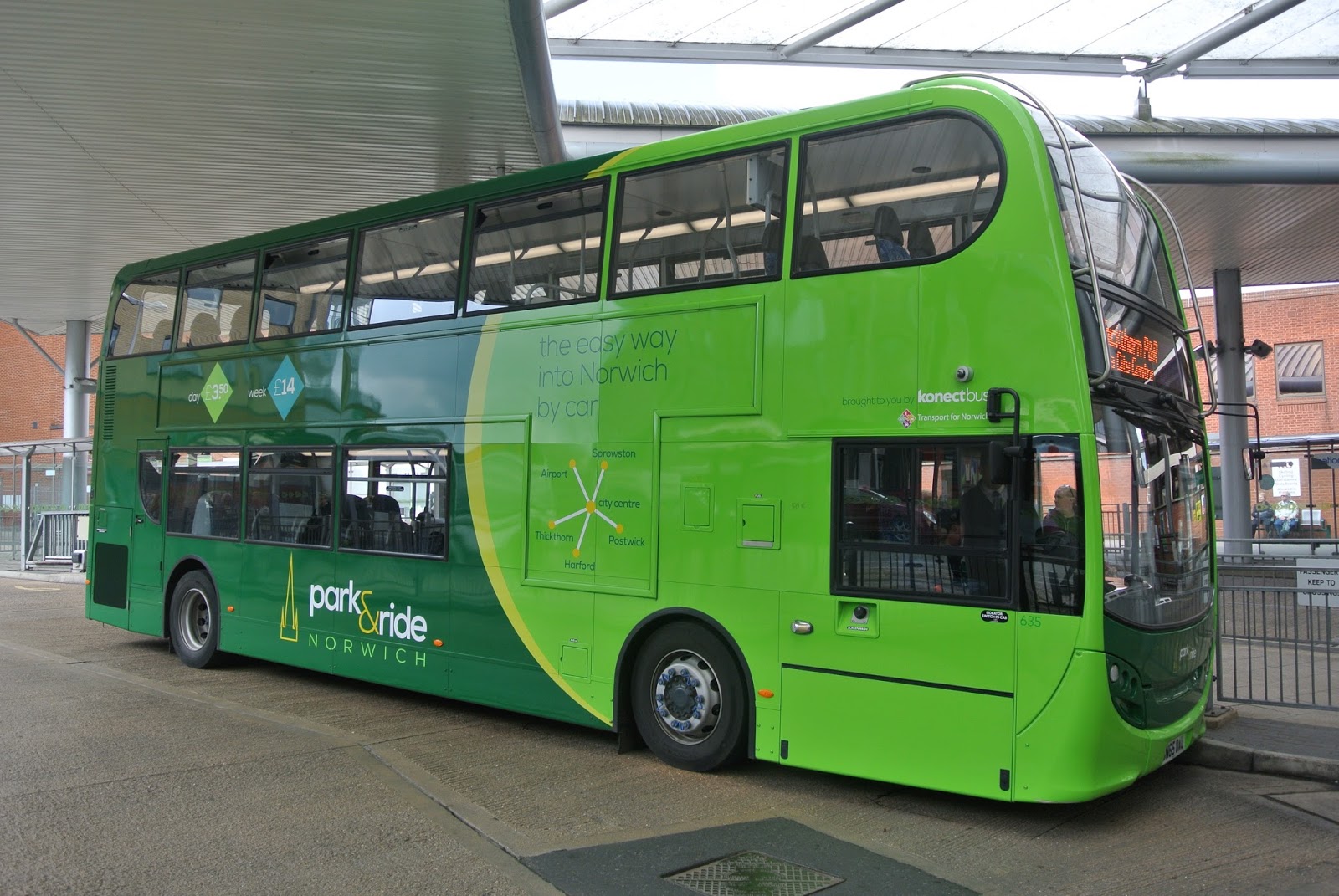 Ryan's Bus Blog: Norwich Park and Ride service