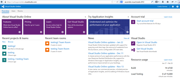 Overview Visual Studio Team Foundation