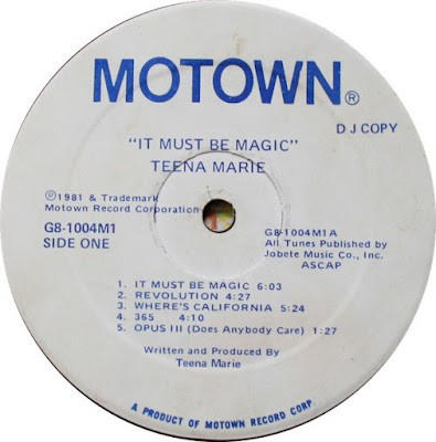 Funk-Disco-Soul-Groove-Rap: Teena Marie - It Must Be Magic