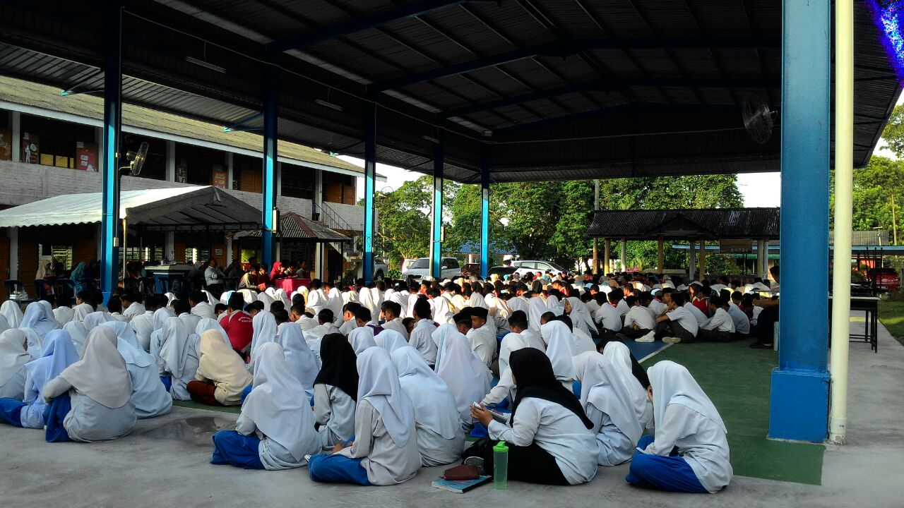 Majlis Bacaan Yasin Kali Pertama di Dewan Terbuka - SMK TELOK KERANG