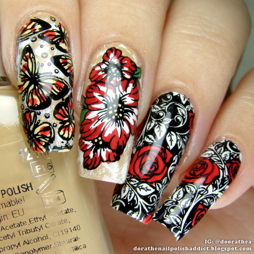 Dóra, The Nail Polish Addict: Beauty Bigbang BBBXL-011 Flower Butterfly ...