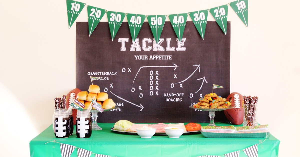 Super Bowl Party Inspiration + Free Printables