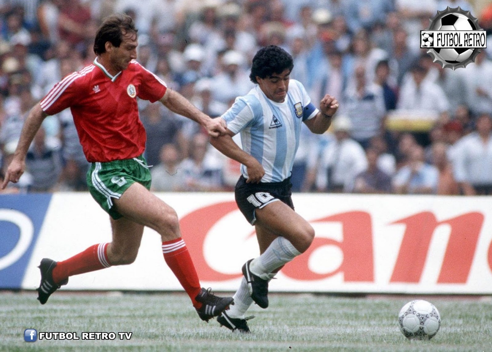 FUTBOL RETRO Banco de Imagenes: Maradona Mexico 86´ World Cup