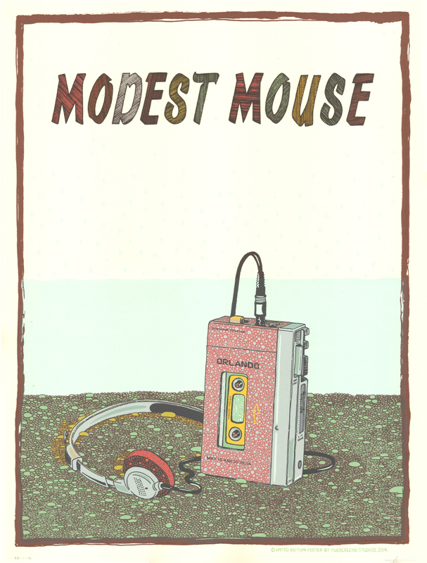 INSIDE THE ROCK POSTER FRAME BLOG: Fugscreens Modest Mouse Free Friday ...