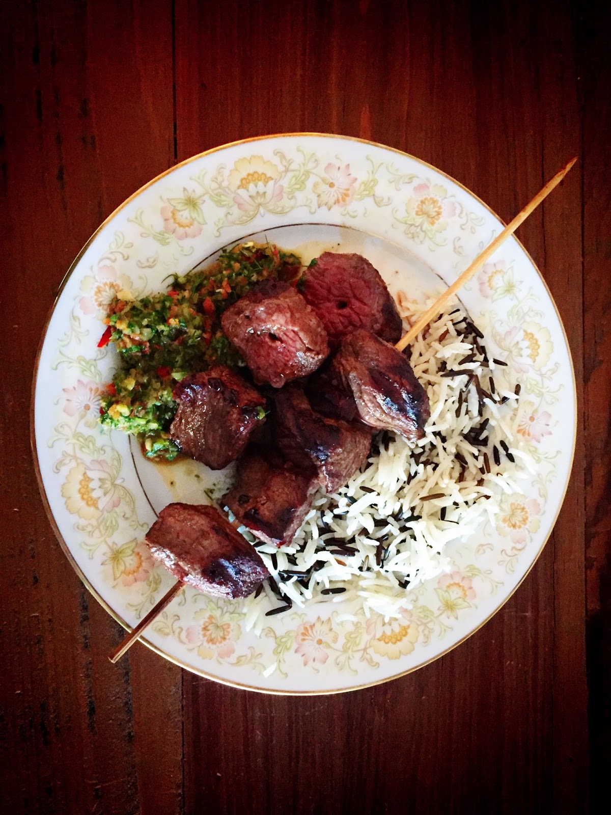 Lamb Kebabs with Georgian Adzhika